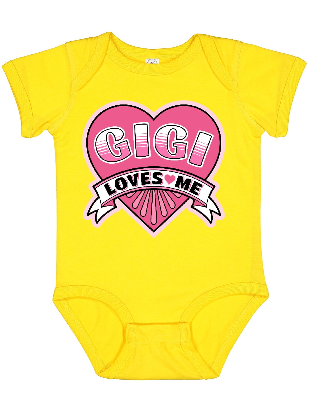 Inktastic Gigi Loves Me Girls Granddaughter Girls Baby Bodysuit - Walmart.com
