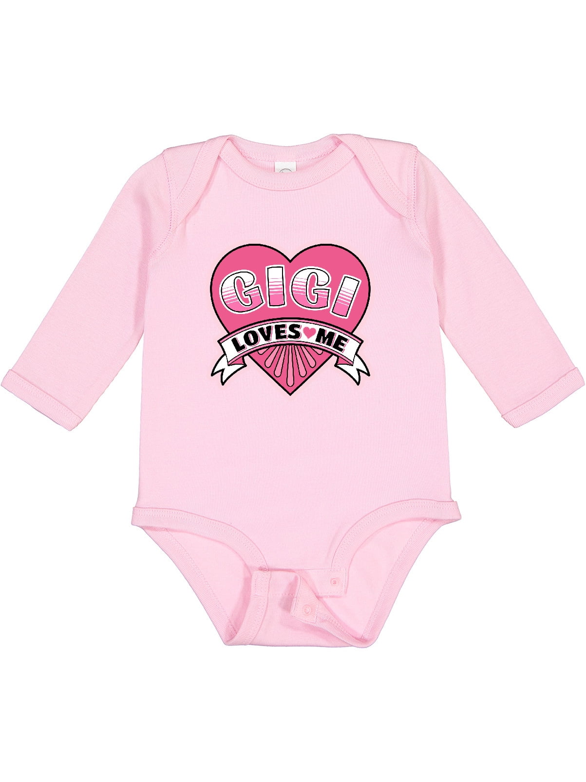 Inktastic Gigi Loves Me Girls Granddaughter Girls Long Sleeve Baby Bodysuit - Walmart.com
