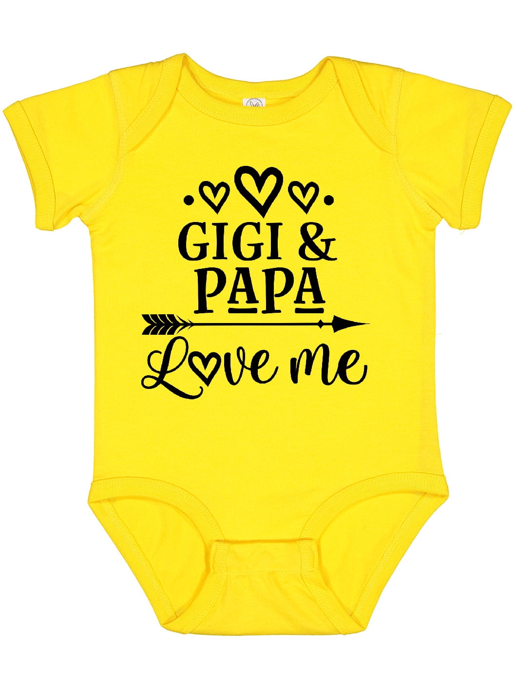 Inktastic Gigi and Papa Love Me Girls Baby Bodysuit - Walmart.com