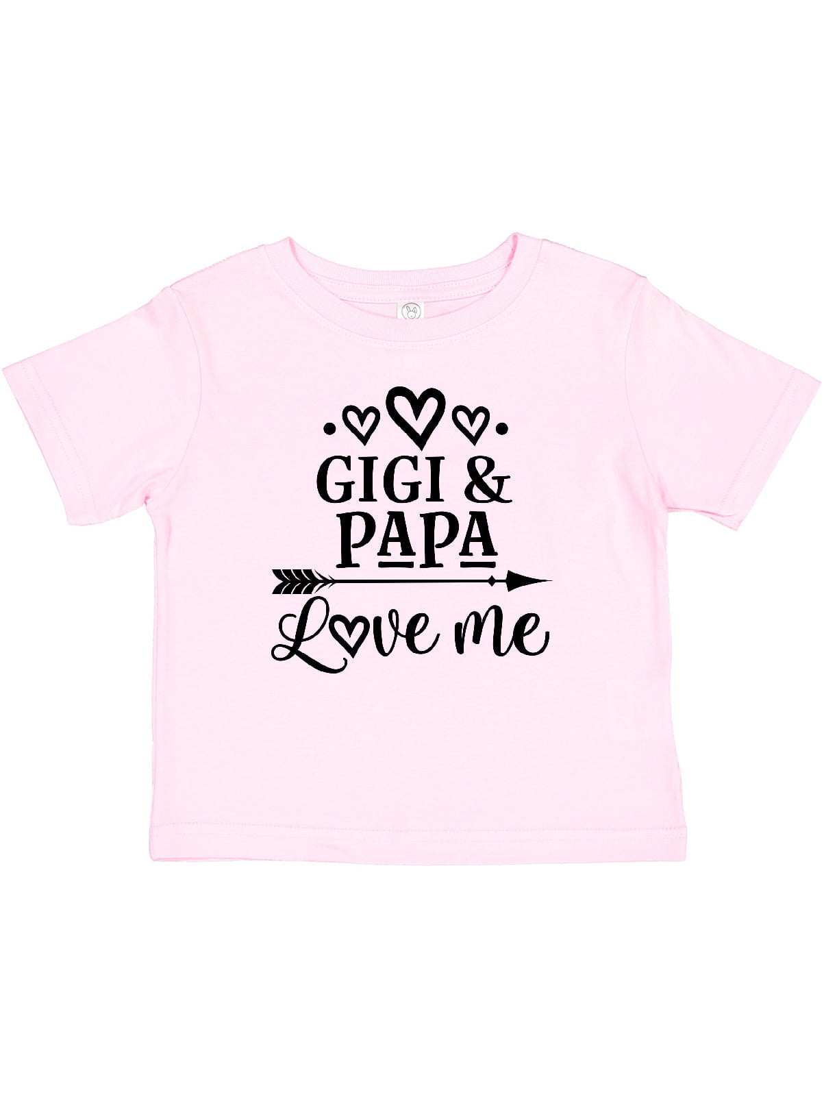 Inktastic Gigi and Papa Love Me Girls Baby T-Shirt - Walmart.com