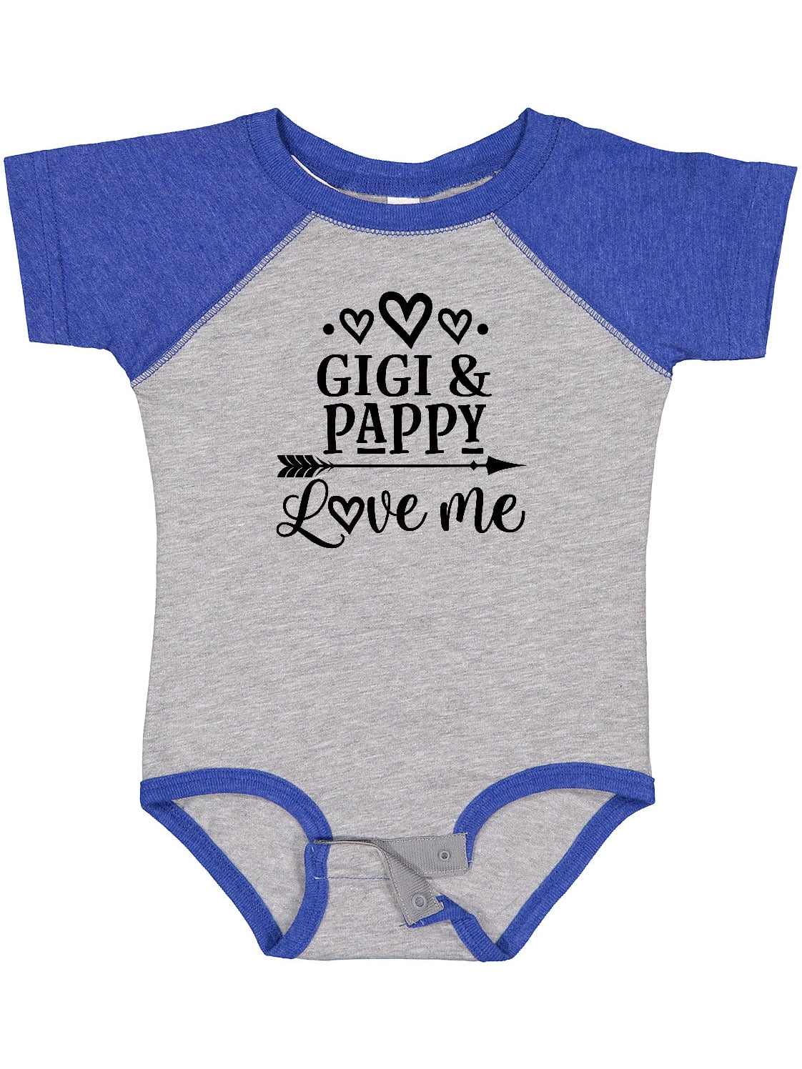 Inktastic Gigi and Pappy Love Me Girls Baby Bodysuit - Walmart.com