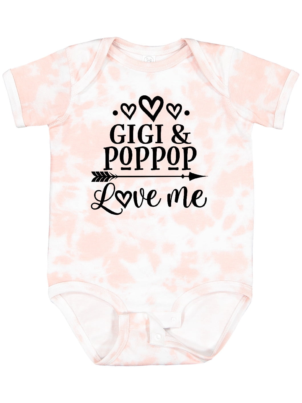 Inktastic Gigi and Poppop Love Me Girls Baby Bodysuit - Walmart.com