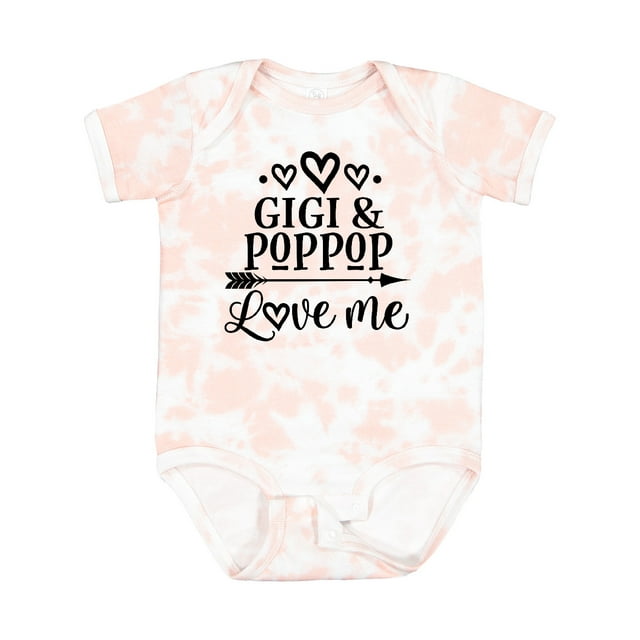 Inktastic Gigi and Poppop Love Me Girls Baby Bodysuit - Walmart.com