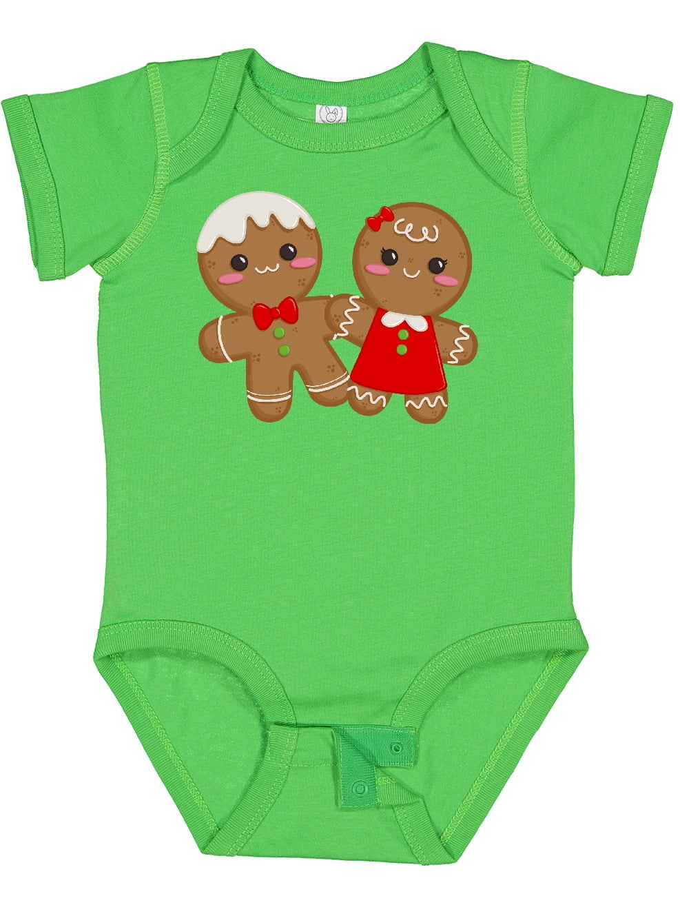 Inktastic Gingerbread Couple Boys or Girls Baby Bodysuit - Walmart.com