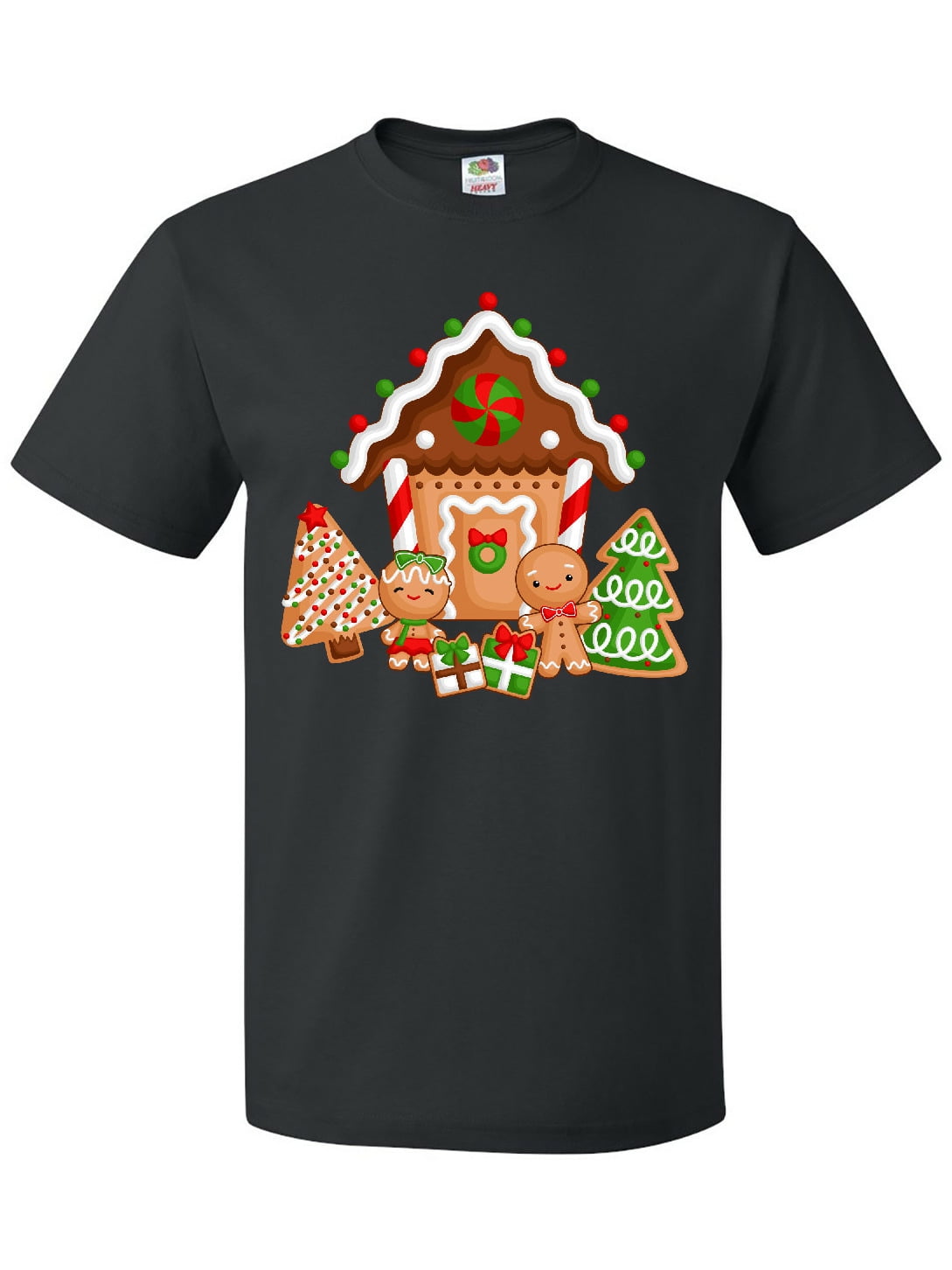Inktastic Gingerbread House Christmas T-Shirt - Walmart.com