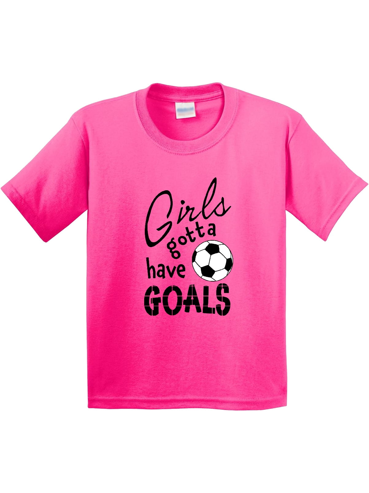 Inktastic Girls Gotta Have Goals Soccer Youth T-Shirt - Walmart.com