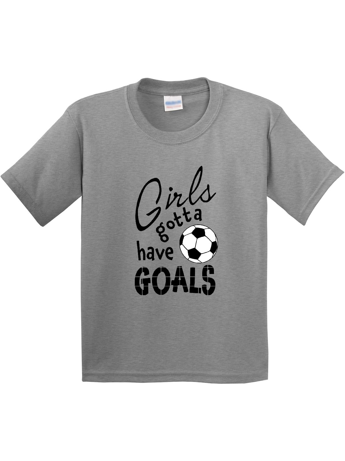 Inktastic Girls Gotta Have Goals Soccer Youth T-Shirt - Walmart.com