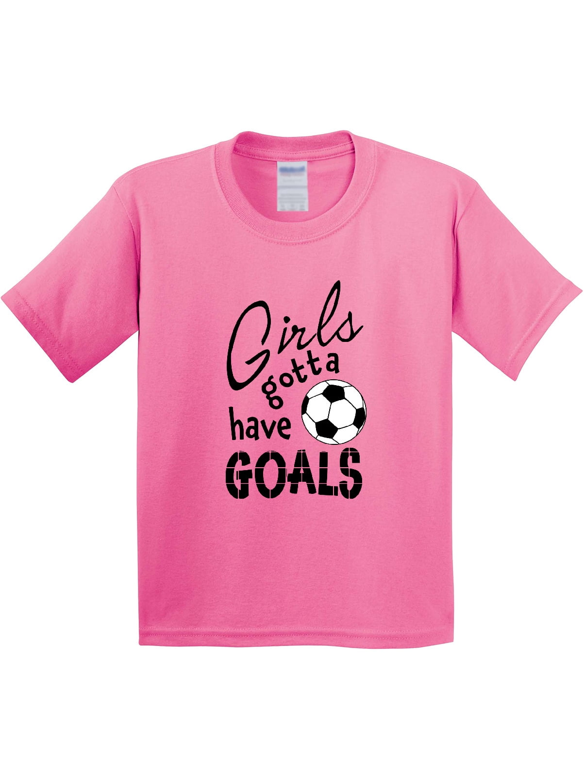 Inktastic Girls Gotta Have Goals Soccer Youth T-Shirt - Walmart.com