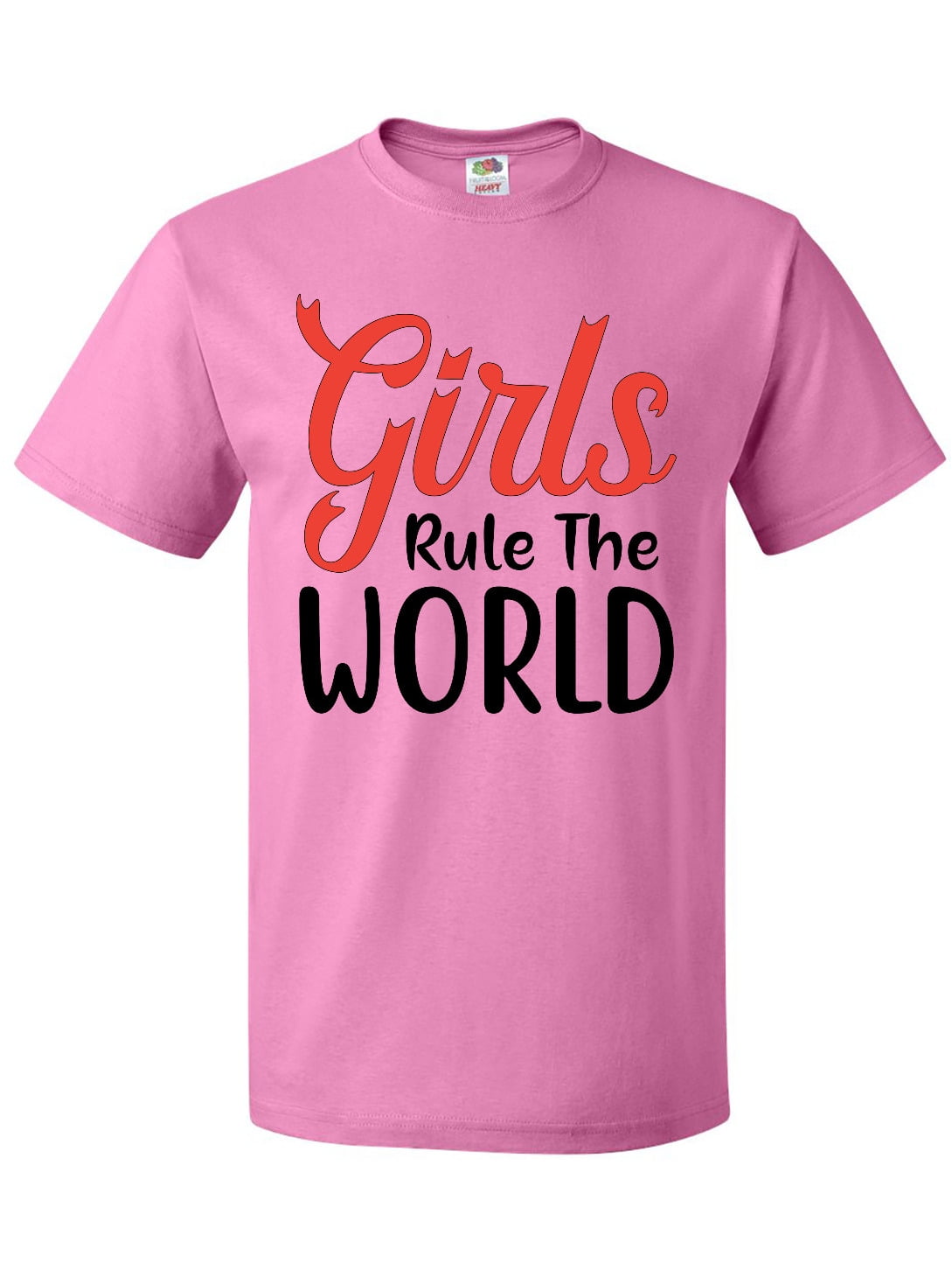 Inktastic Girls Rule the World T-Shirt - Walmart.com