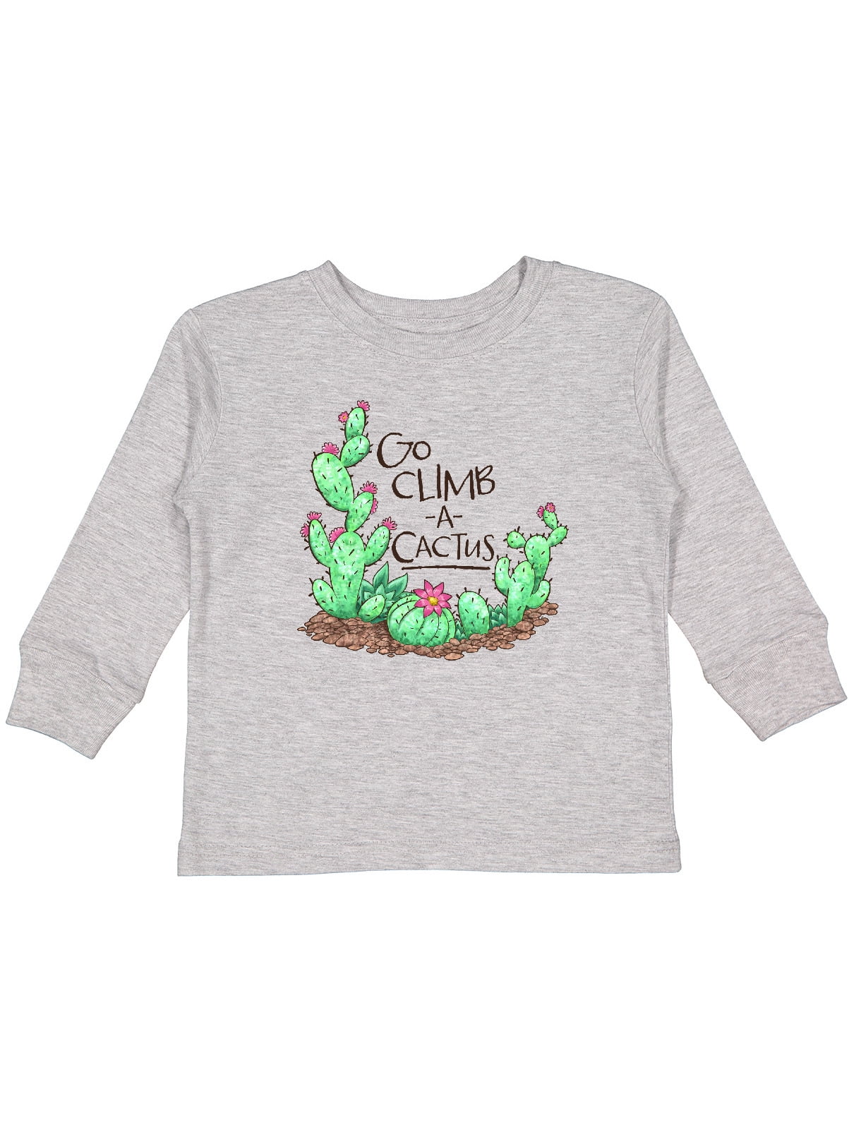 Inktastic Go Climb a Cactus Cacti and Succulents Boys or Girls Long ...