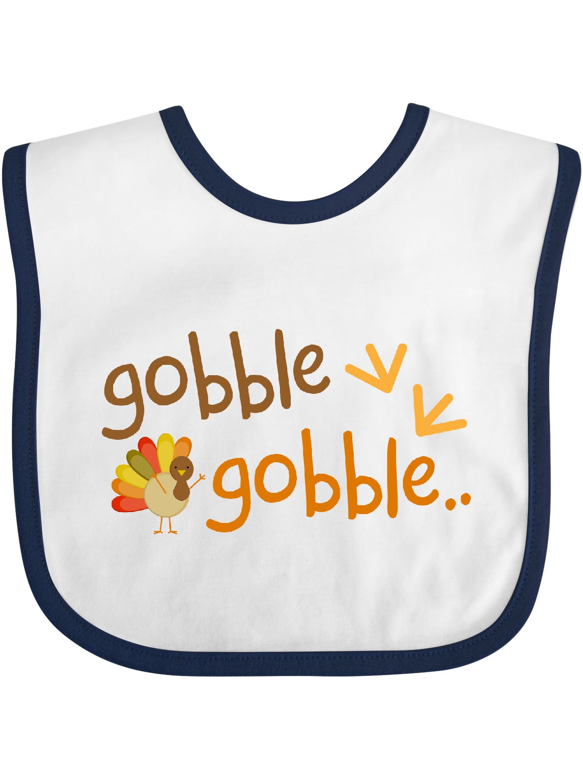 Inktastic Gobble Gobble Thanksgiving Boys or Girls Baby Bib - Walmart.com