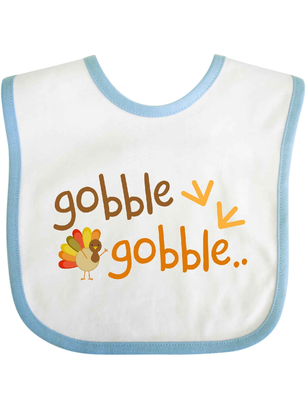 Inktastic Gobble Gobble Thanksgiving Boys or Girls Baby Bib - Walmart.com