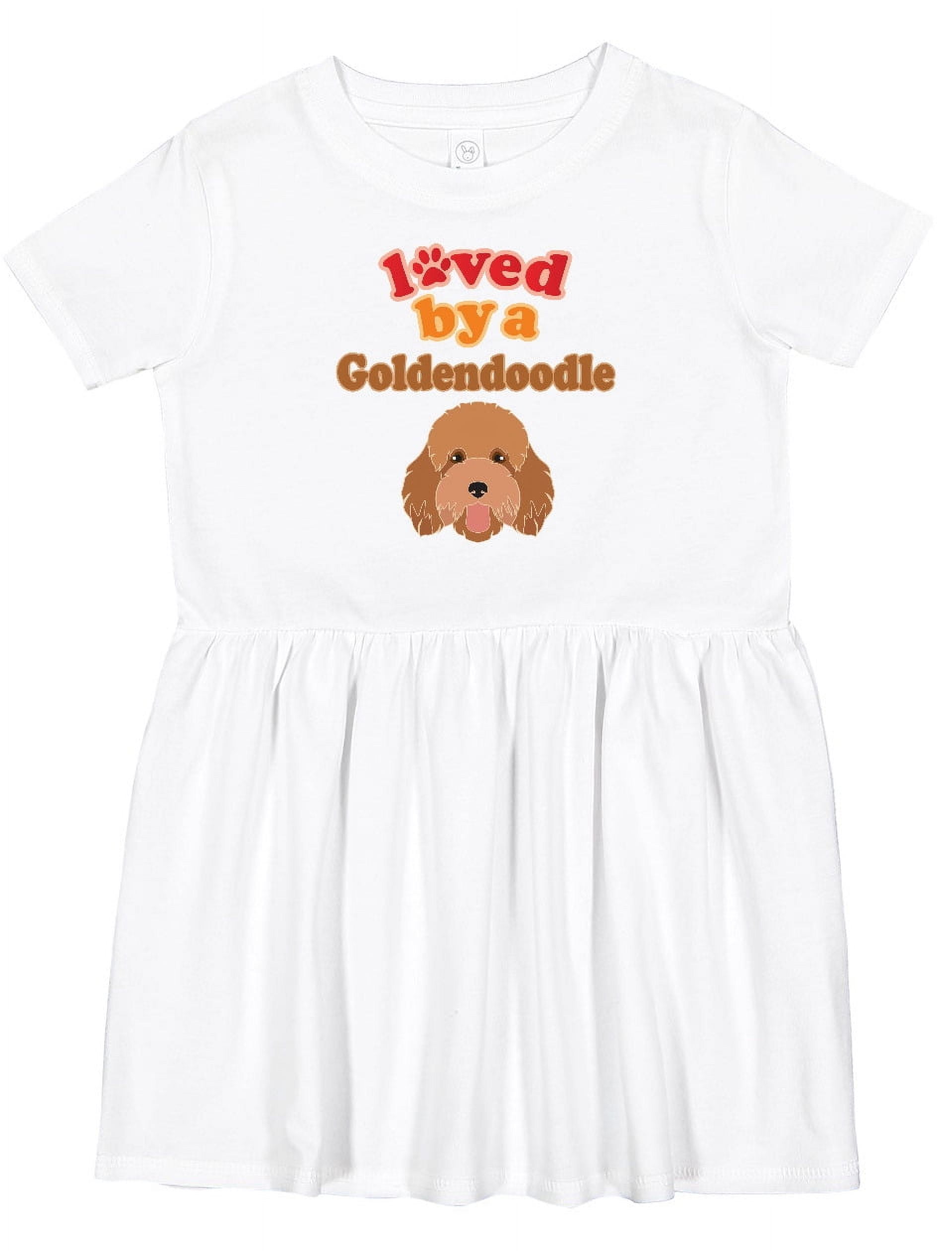 Inktastic Goldendoodle Dog Quote Girls Toddler Dress - Walmart.com