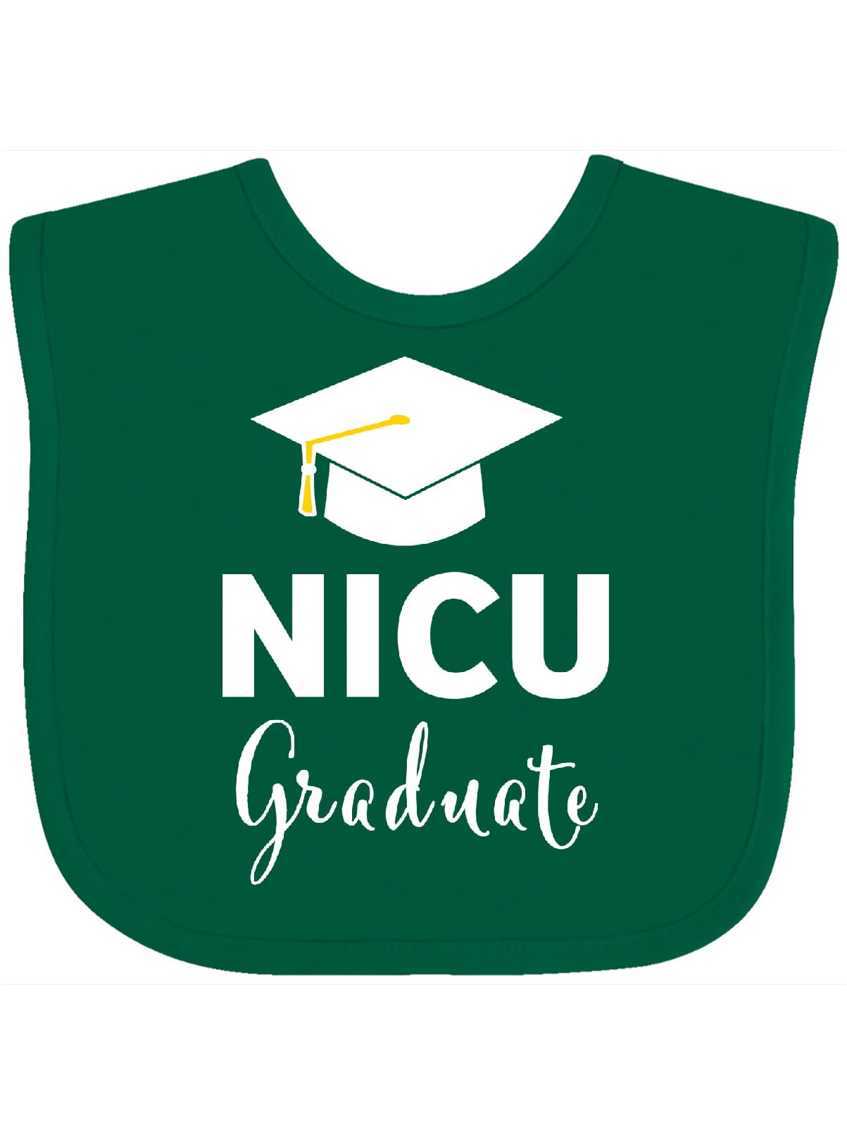 Inktastic Graduation Hat-nicu Graduate Boys or Girls Baby Bib - Walmart.com