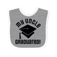 Inktastic Graduation My Uncle Graduated Boys or Girls Baby Bib ...