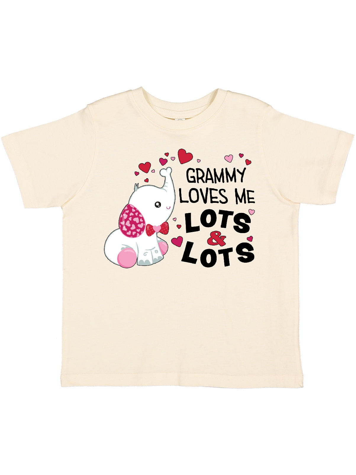 Inktastic Grammy Loves Me Lots and Lots- cute elephant Boys or Girls Toddler T-Shirt - Walmart.com
