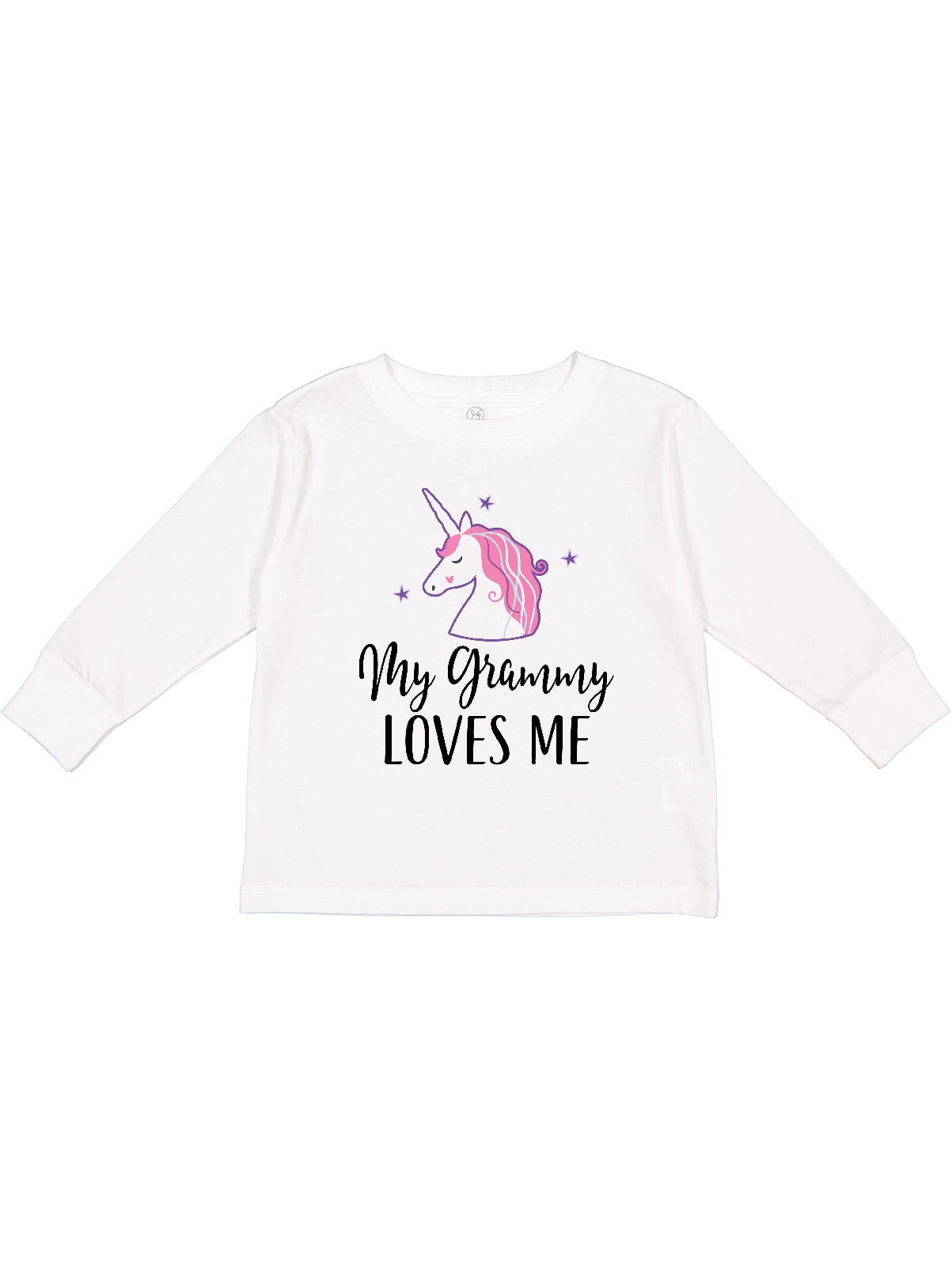 Inktastic Grammy Loves Me Unicorn Girls Girls Long Sleeve Toddler T-Shirt - Walmart.com