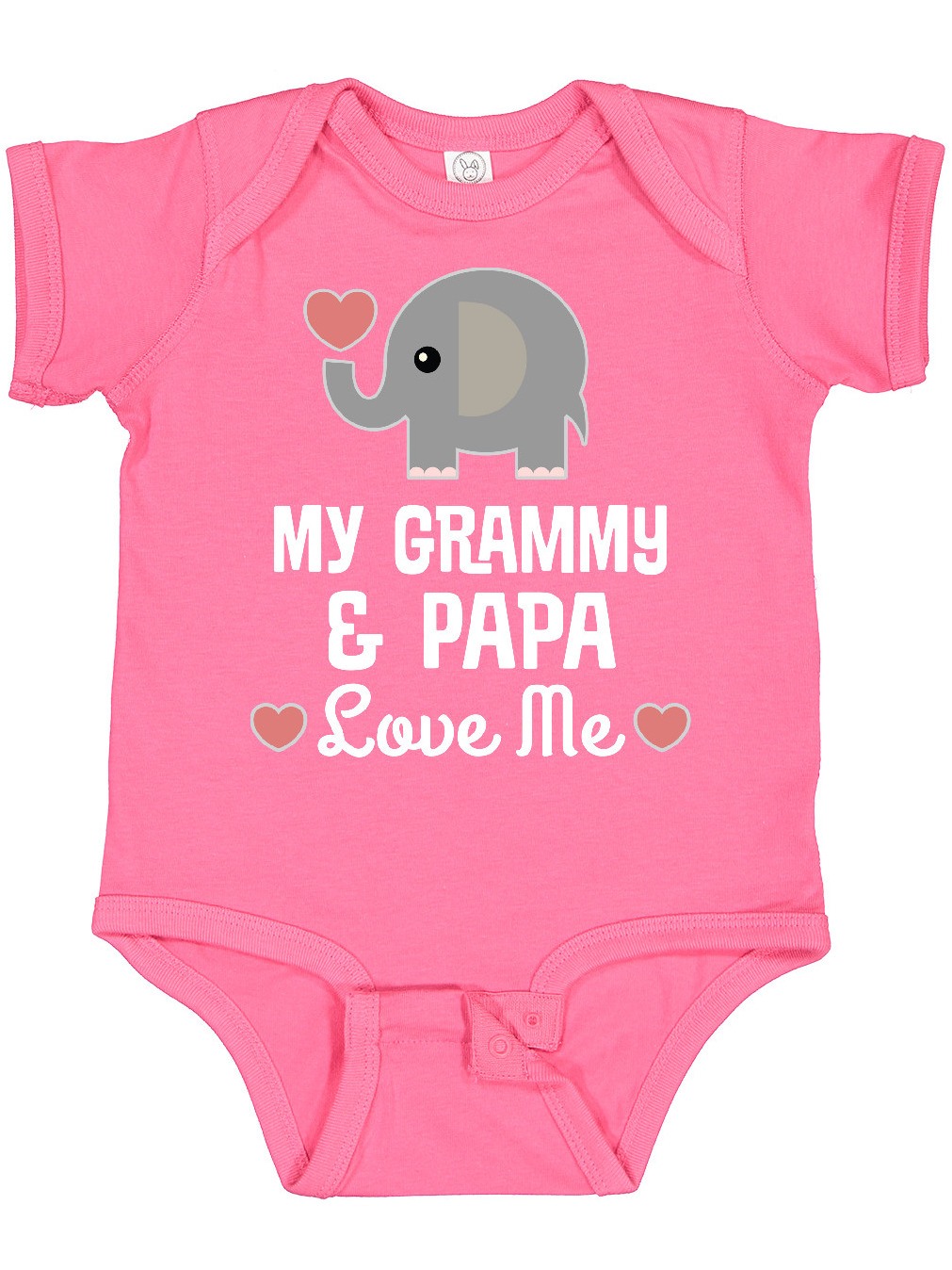 Inktastic Grammy and Papa Love Me Grandchild Boys or Girls Baby ...