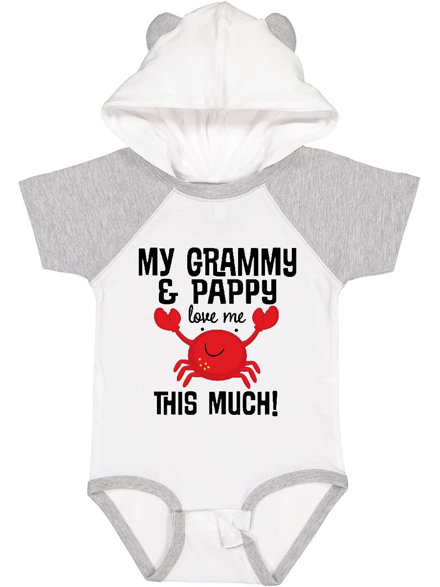 Inktastic Grammy and Pappy Love Me Boys or Girls Baby Bodysuit ...