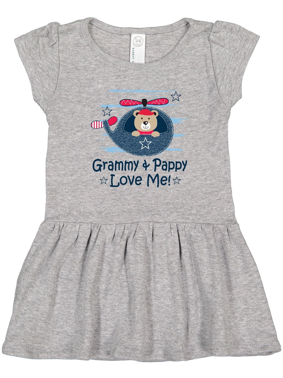 Inktastic Grammy and Pappy Love Me Girls Toddler Dress - Walmart.com