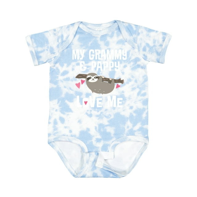 Inktastic Grammy and Pappy Love Me Sloth Boys or Girls Baby Bodysuit - Walmart.com