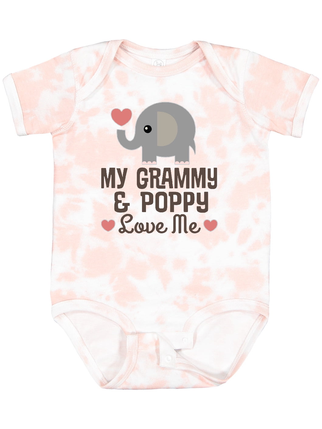 Inktastic Grammy and Poppy Love Me Grandchild Boys or Girls Baby Bodysuit - Walmart.com