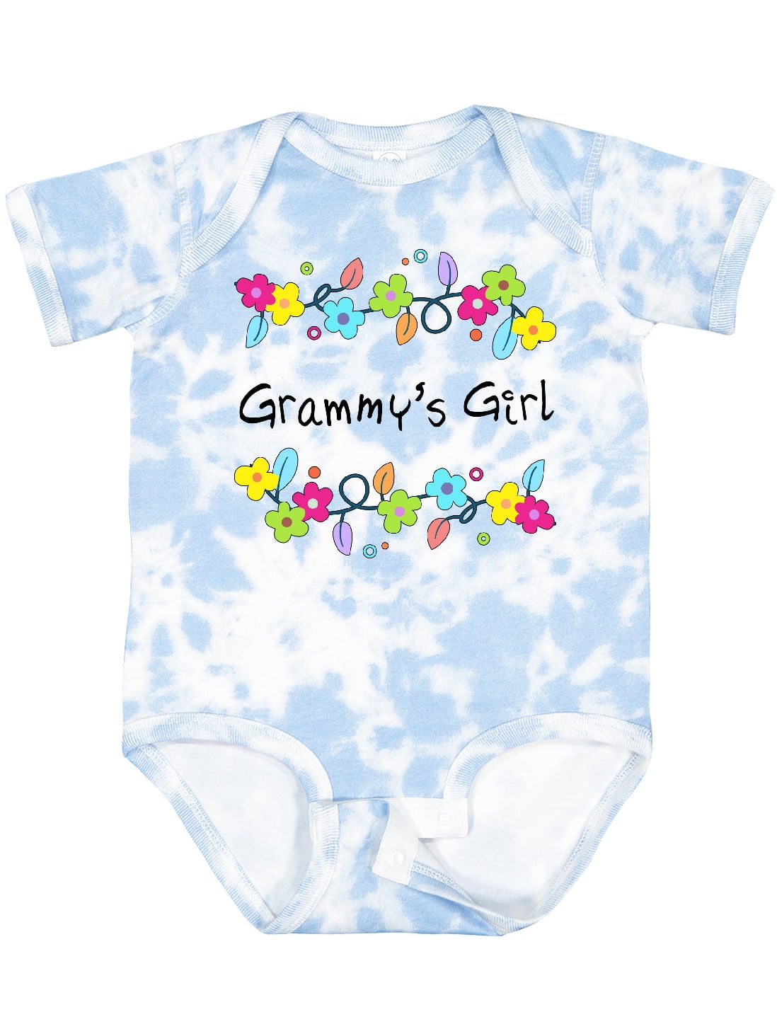Inktastic Grammys Girl- Bright Flowers Girls Baby Bodysuit - Walmart.com
