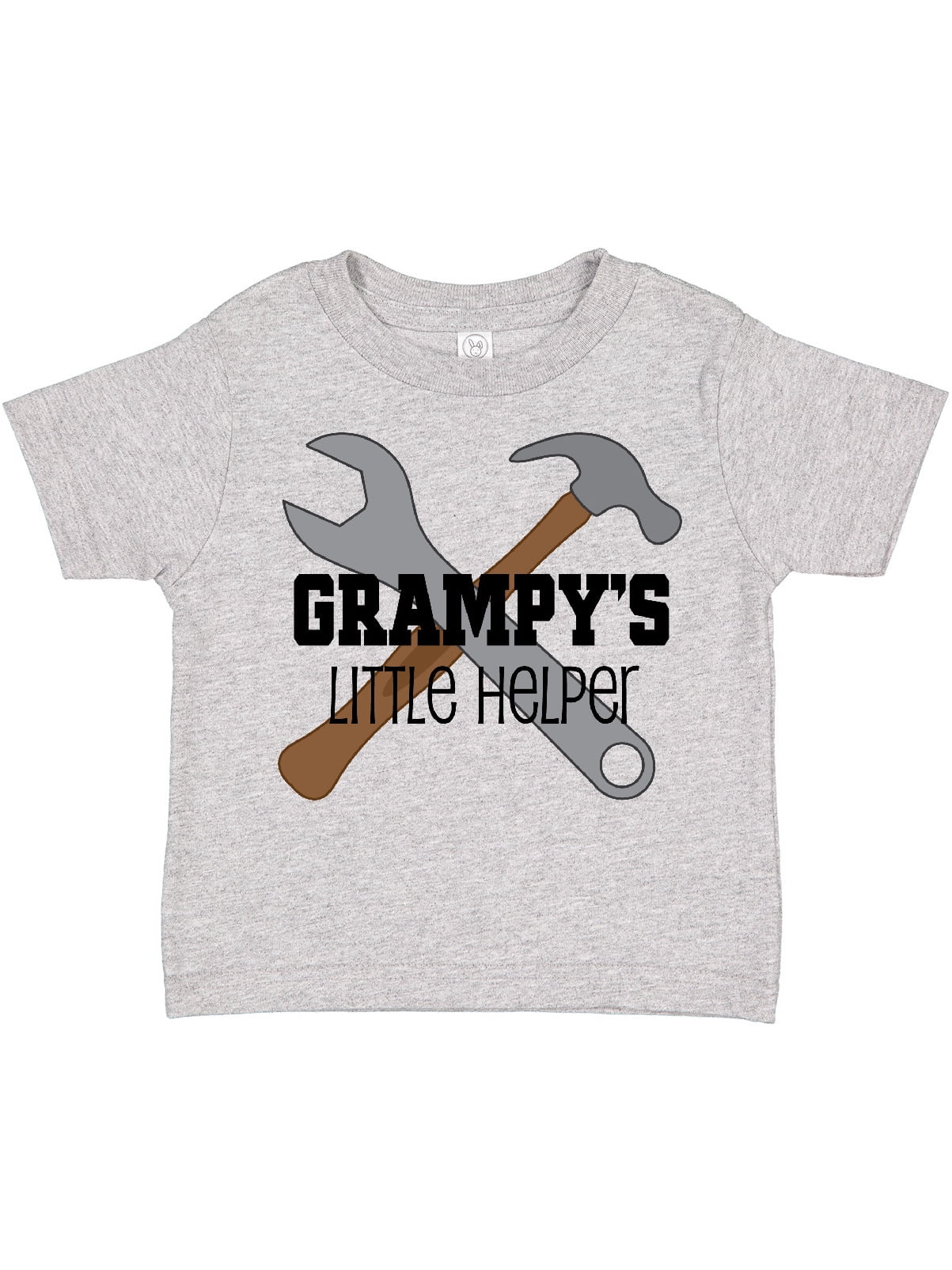 Inktastic Grampy Grandpa's Little Helper Boys Toddler T-Shirt - Walmart.com