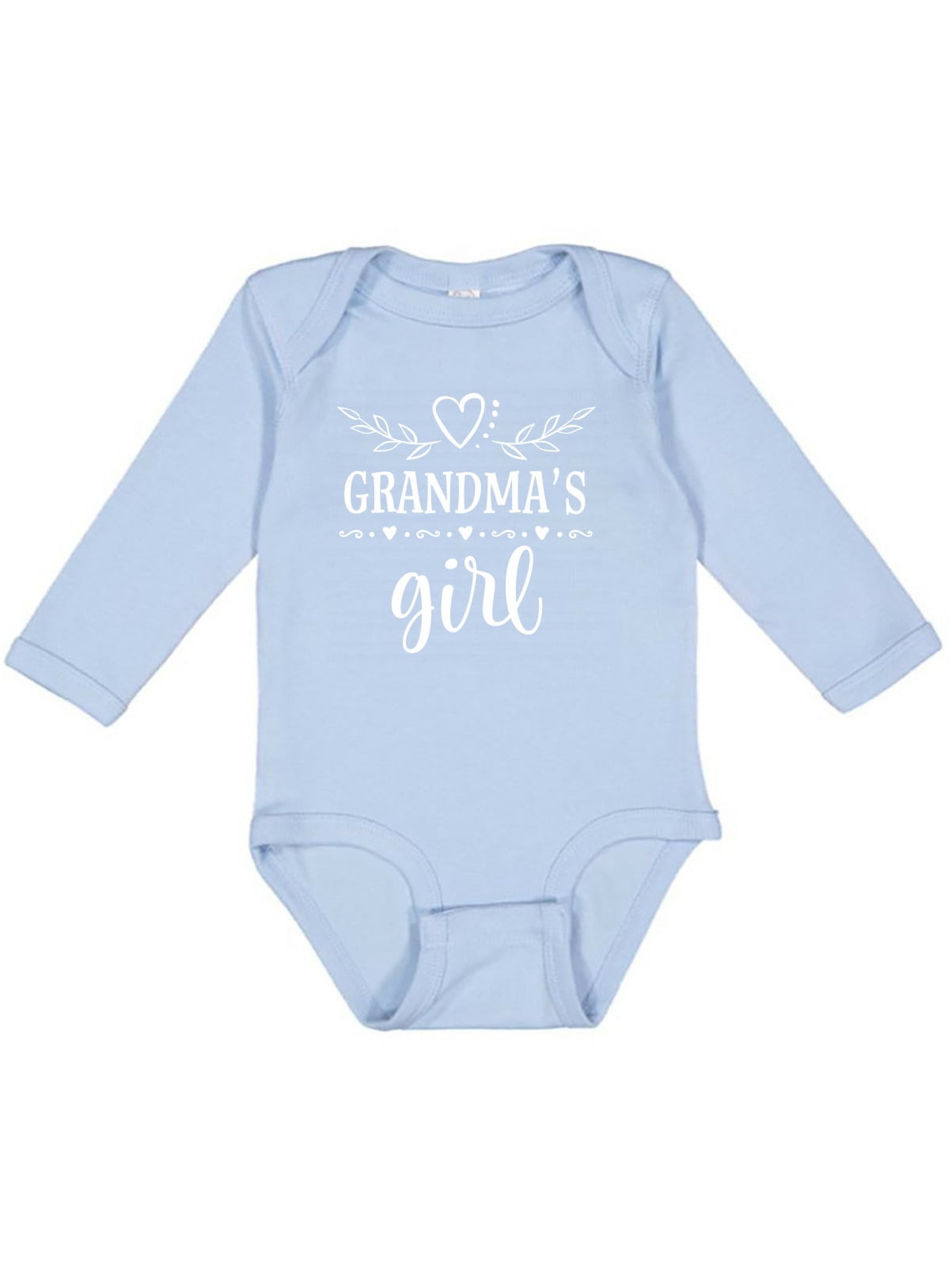 Inktastic Grandma Girl for Granddaughter Girls Long Sleeve Baby Bodysuit - Walmart.com