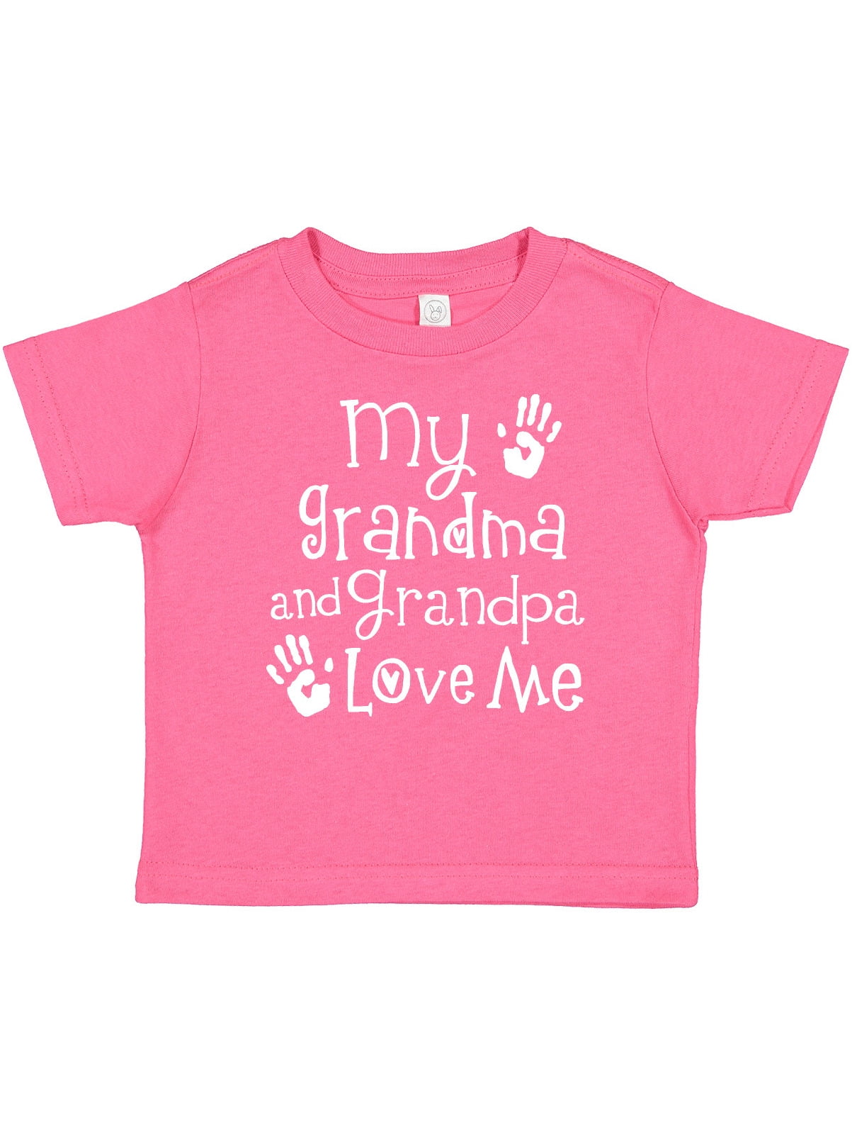 Inktastic Grandma Grandpa Love Me Girls Boys or Girls Baby T-Shirt - Walmart.com