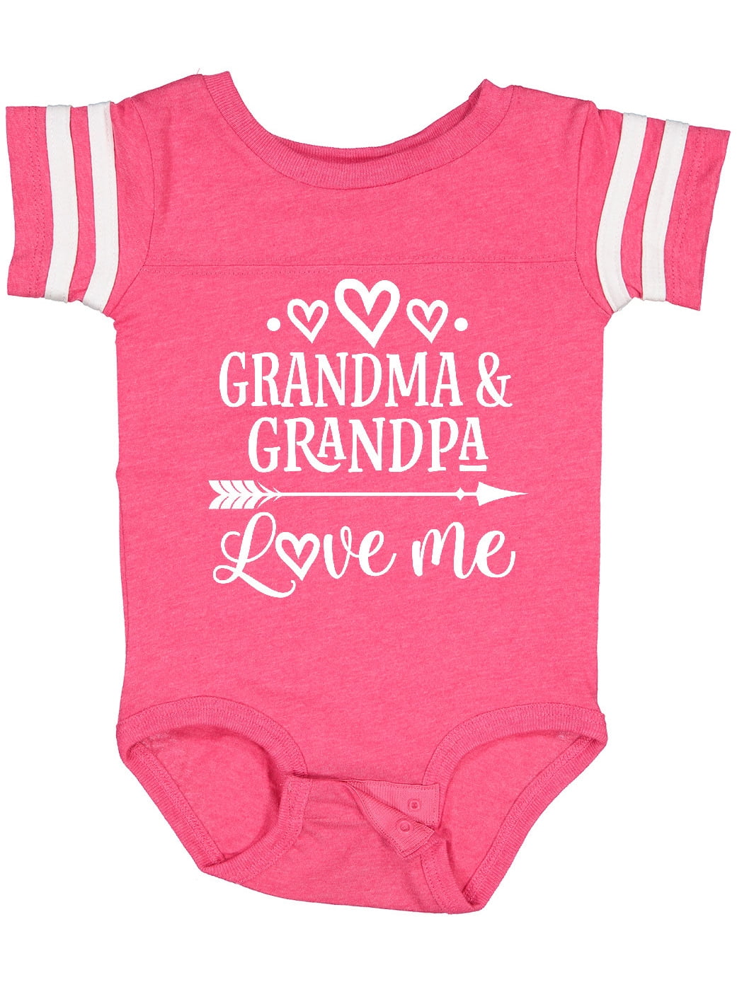 Inktastic Grandma Grandpa Love Me Grandchild Boys or Girls Baby Bodysuit - Walmart.com