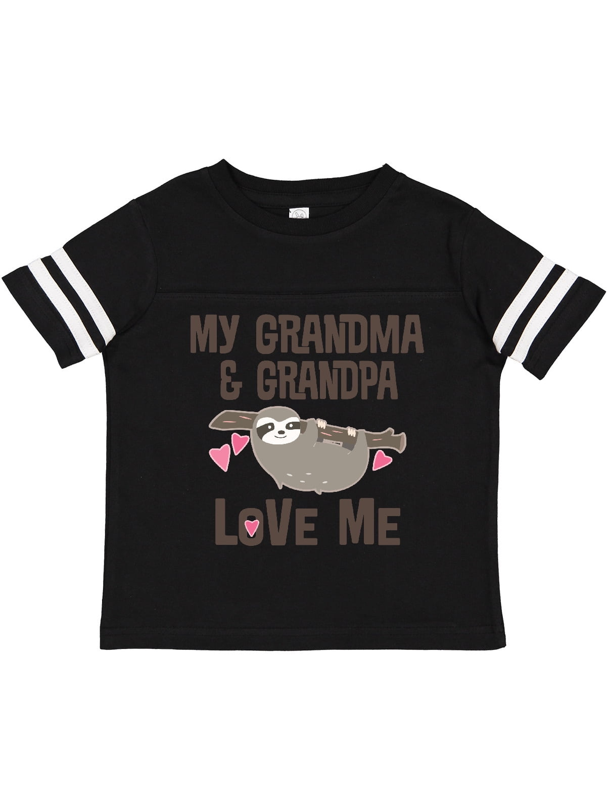 Inktastic Grandma and Grandpa Love Me Sloth Girls Toddler T-Shirt ...