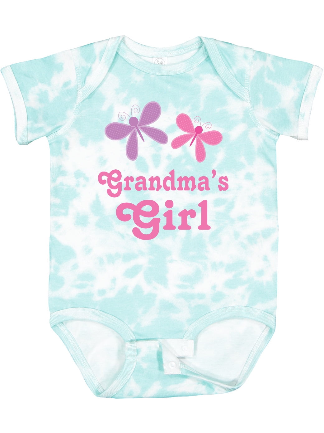 Inktastic Grandma's Girl Grandchild Butterfly Girls Baby Bodysuit - Walmart.com