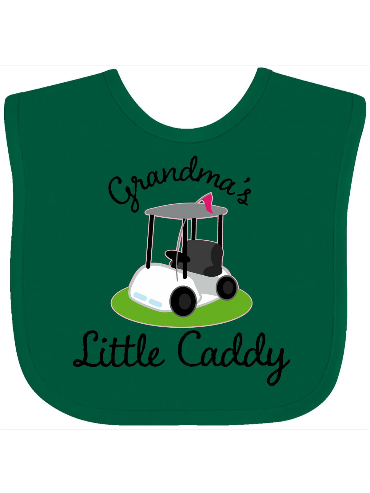 Inktastic Grandma's Little Caddy Golf Boys or Girls Baby Bib - Walmart.com