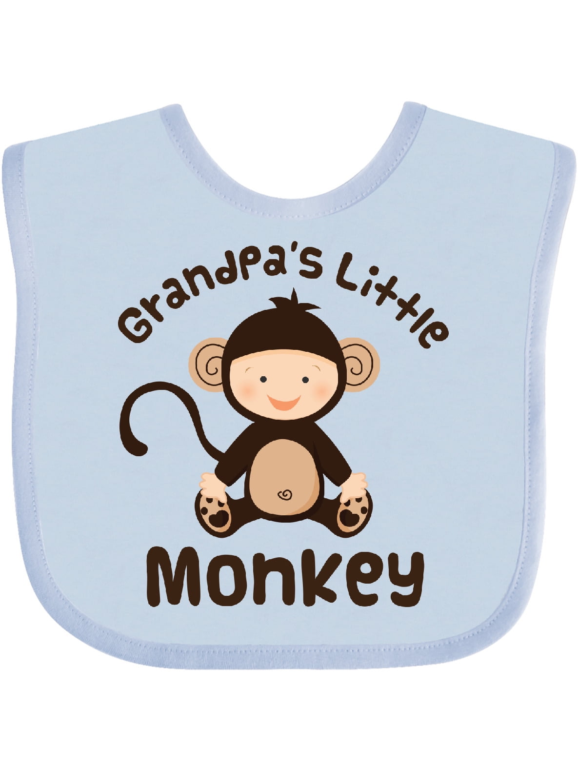 Inktastic Grandpas Little Monkey Boys or Girls Baby Bib - Walmart.com
