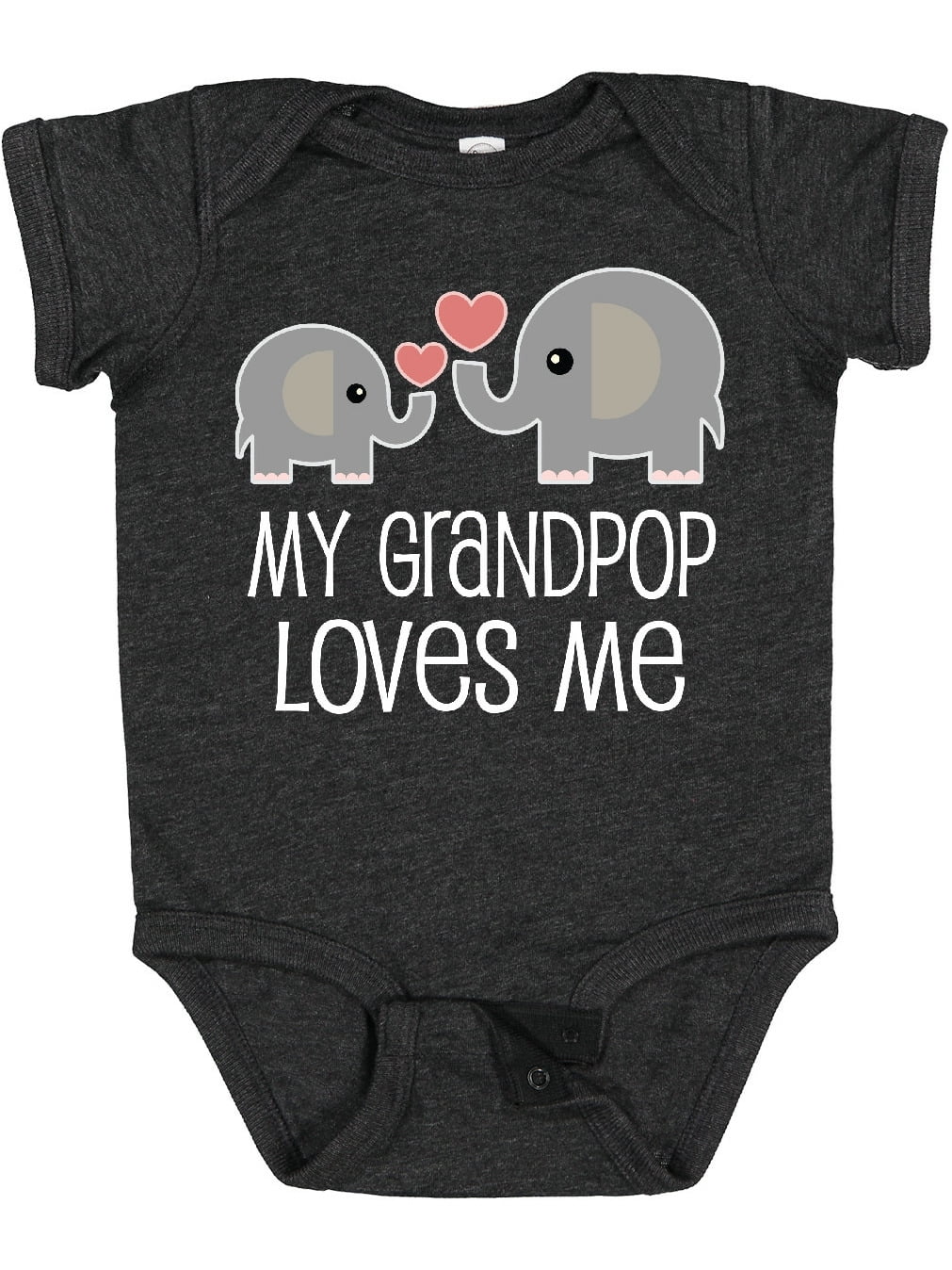 Inktastic Grandpop Loves Me Grandchild Boys or Girls Baby Bodysuit - Walmart.com