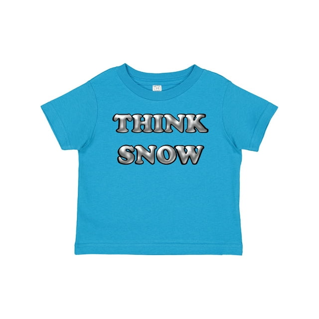 Inktastic Gray Think Snow Boys or Girls Toddler T-Shirt - Walmart.com