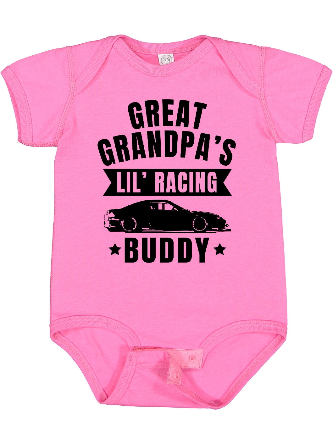 Inktastic Great Grandpas Lil Racing Buddy Boys or Girls Baby Bodysuit ...