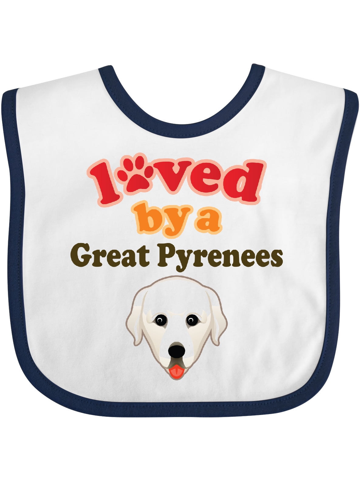 Inktastic Great Pyrenees Dog Boys or Girls Baby Bib - Walmart.com