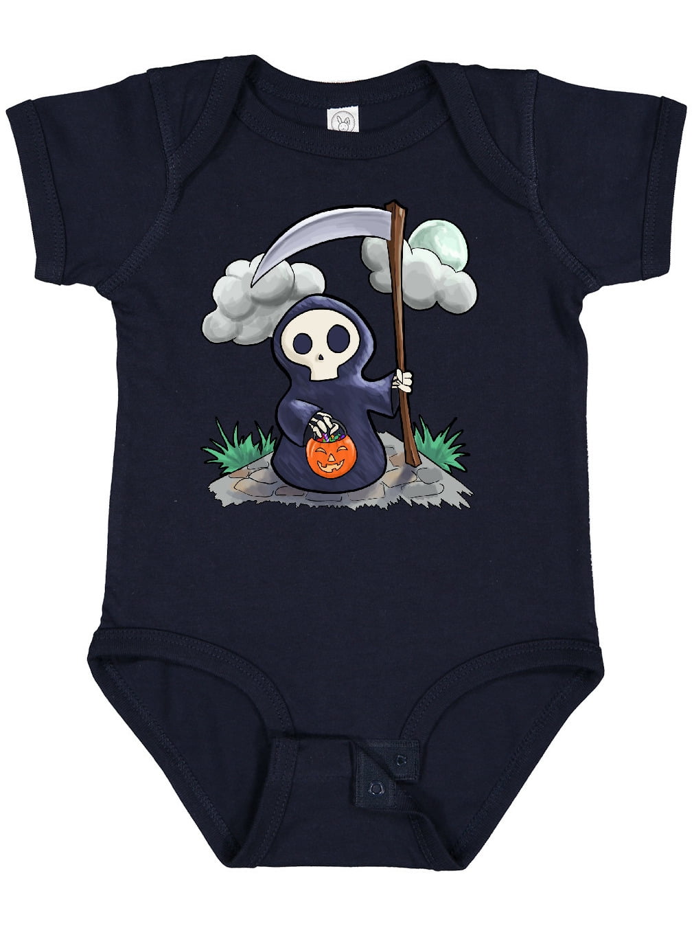 Inktastic Halloween Trick or Treating Cute Grim Reaper Boys or Girls ...