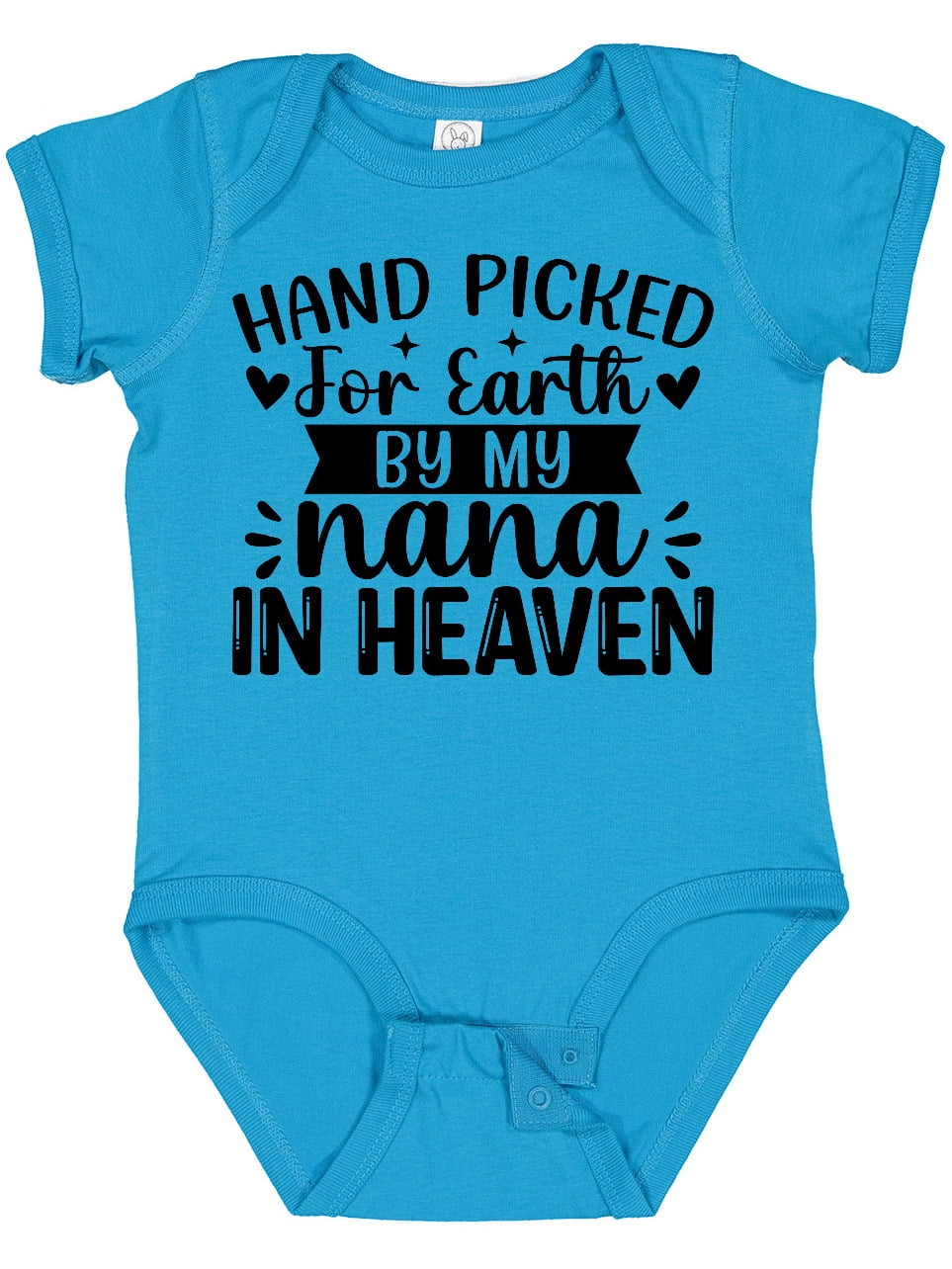 Inktastic Hand Picked for Earth by My Nana in Heaven Boys or Girls Baby ...