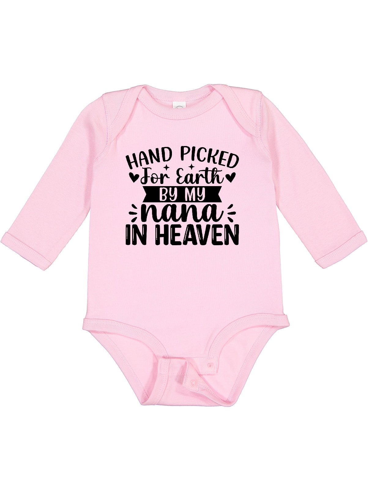 Inktastic Hand Picked for Earth by My Nana in Heaven Boys or Girls Long ...