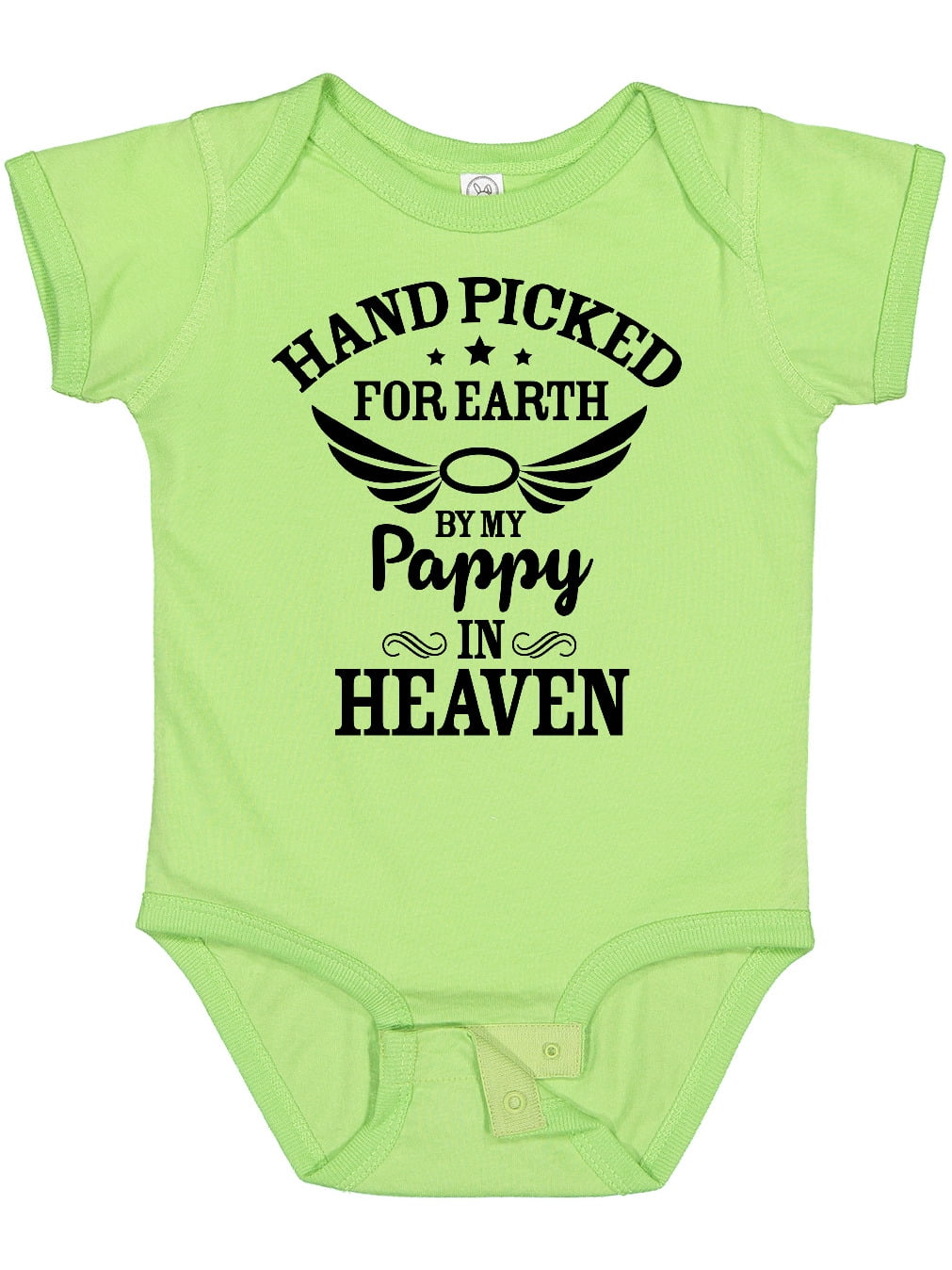 Inktastic Handpicked for Earth by My Pappy in Heaven with Angel Wings ...