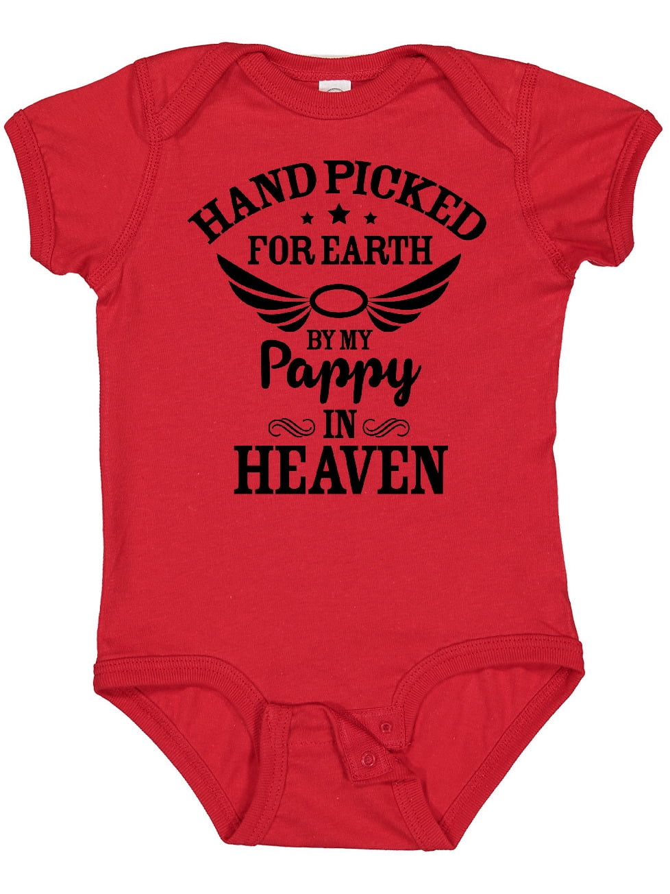 Inktastic Handpicked for Earth by My Pappy in Heaven with Angel Wings ...