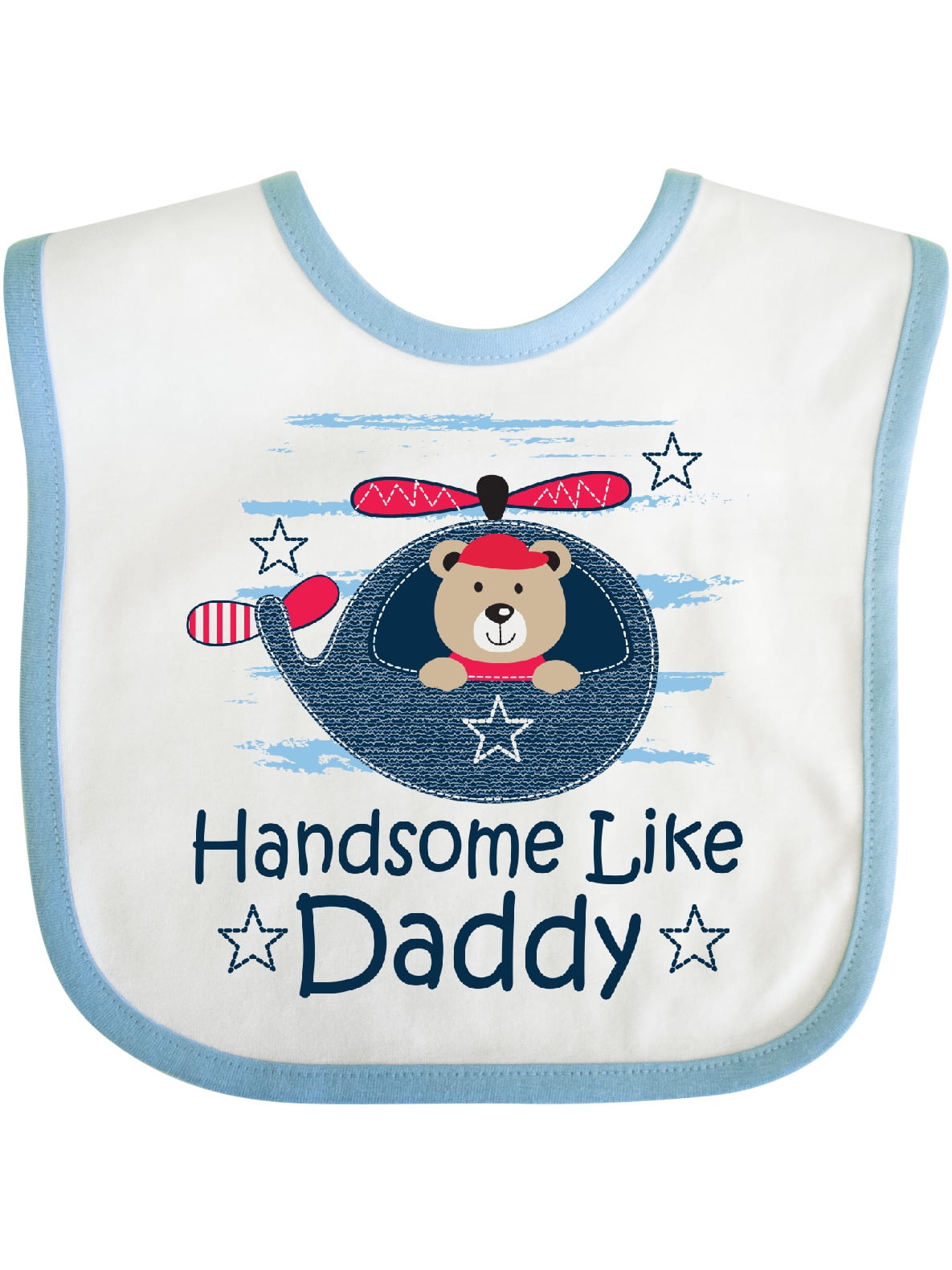 Inktastic Handsome Like Daddy for Boy Boys Baby Bib - Walmart.com