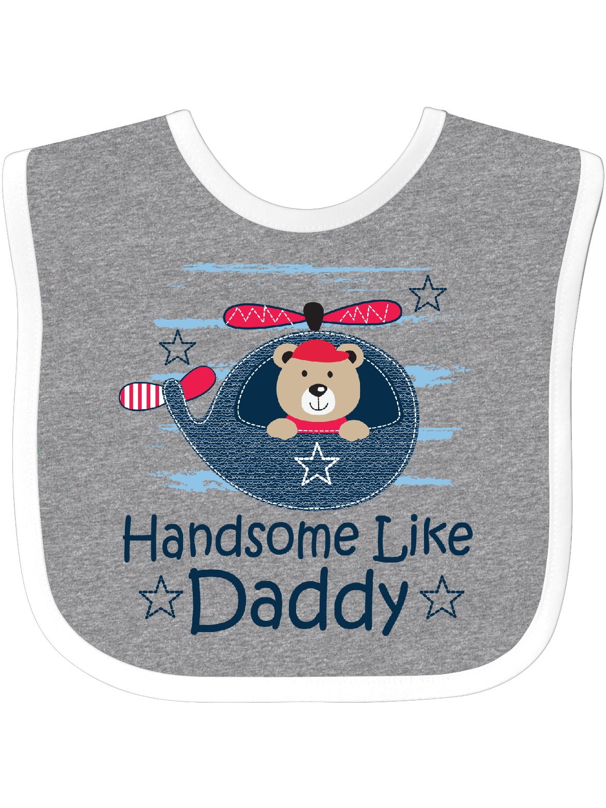 Inktastic Handsome Like Daddy for Boy Boys Baby Bib - Walmart.com