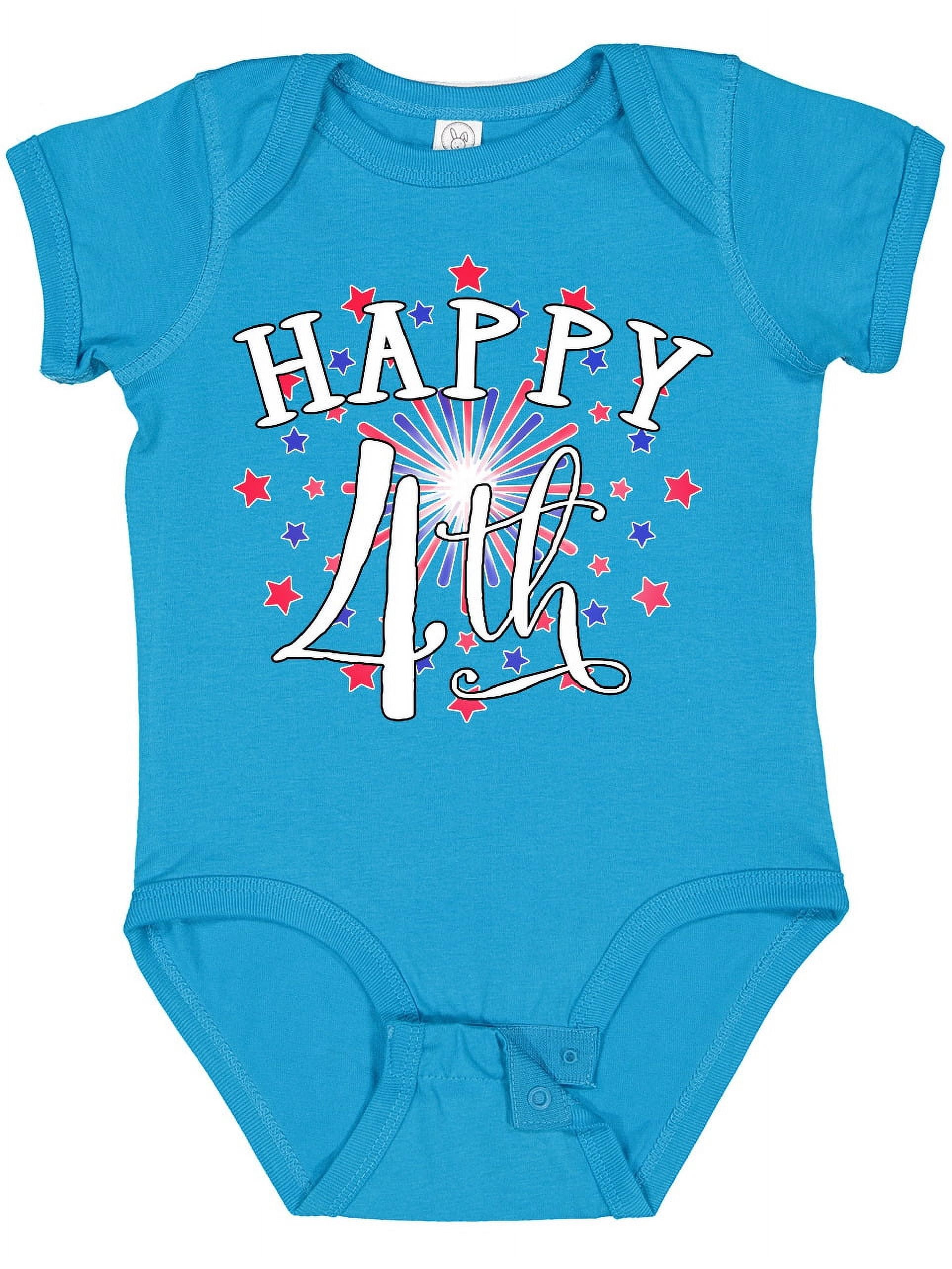 Inktastic Happy 4th- Fourth of July firework Boys or Girls Baby ... Inktastic Happy 4th- Fourth of July firework Boys or Girls Baby ...