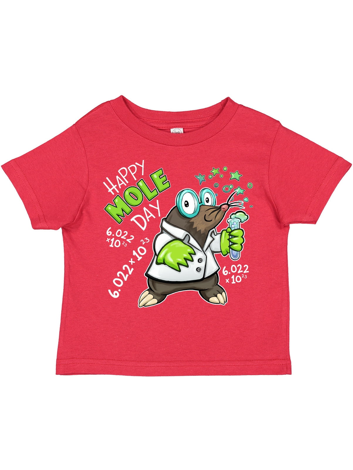 Inktastic Happy Mole Day- Chemistry Mole Boys or Girls Toddler T-Shirt ...