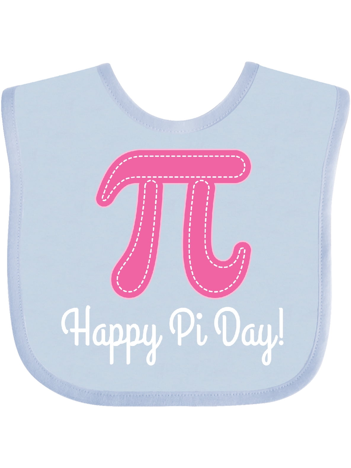 Inktastic Happy Pi Day Pink Math Symbol Girls Baby Bib - Walmart.com