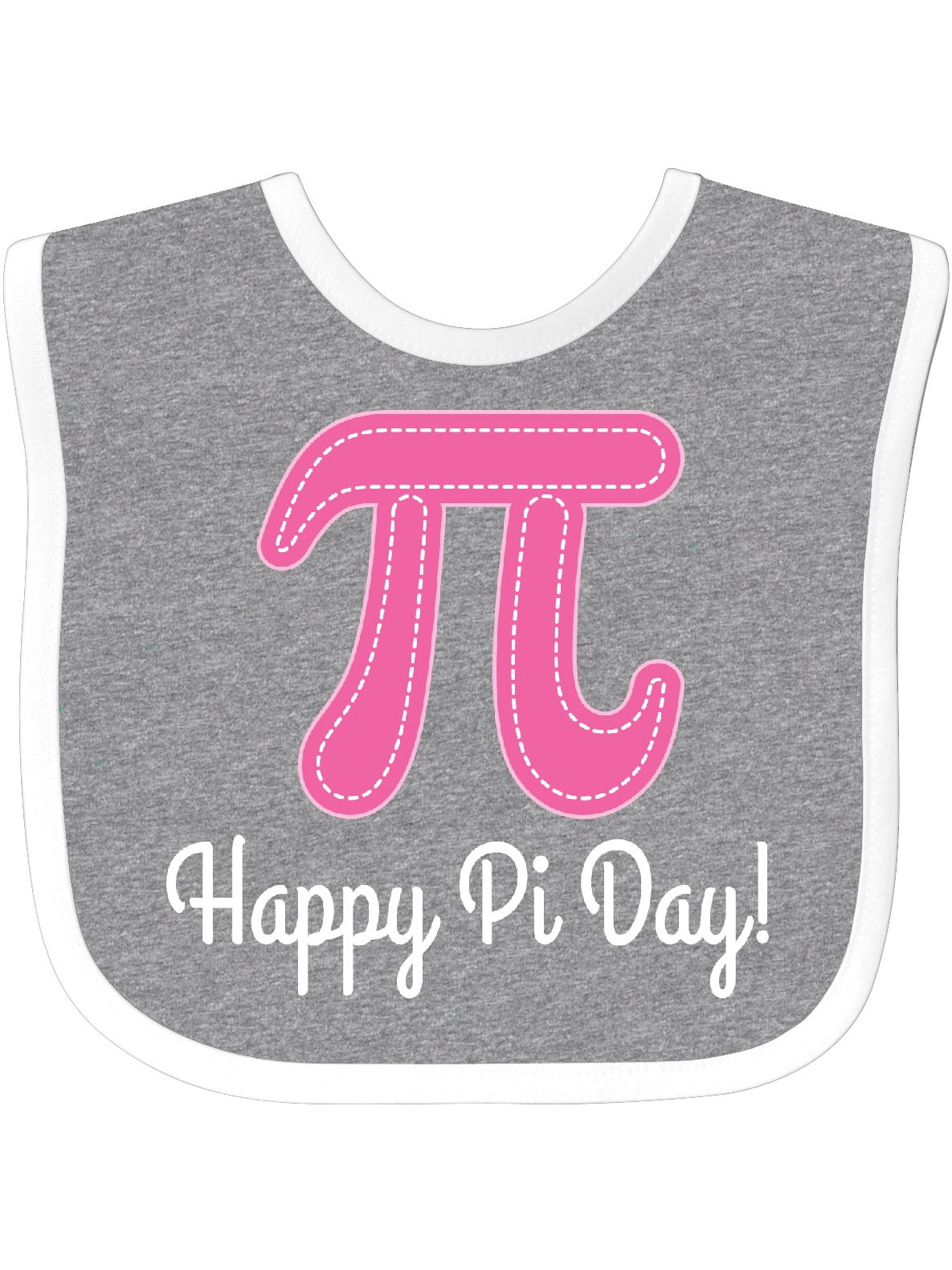 Inktastic Happy Pi Day Pink Math Symbol Girls Baby Bib - Walmart.com